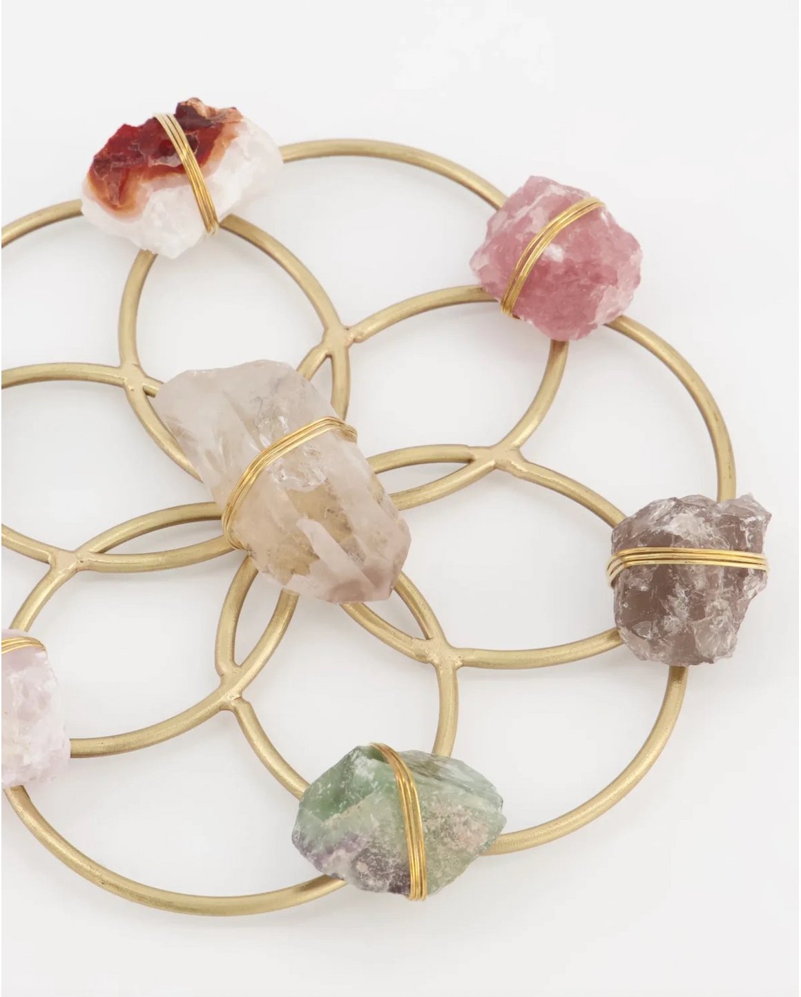 Divine Feminine Goddess Flower of Life Healing Crystal Grid by Ariana ...