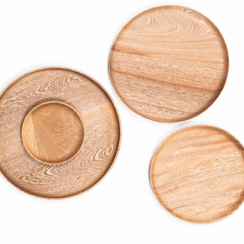 Chechen Wood Design Small Plate 5" - Rosa Morada Wood | Mexico | Sumiye Co