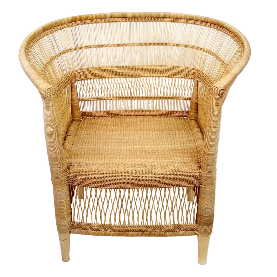 Malawi Cane Chair - Natural 32"H x 30"W x 23"D | People Of The Sun